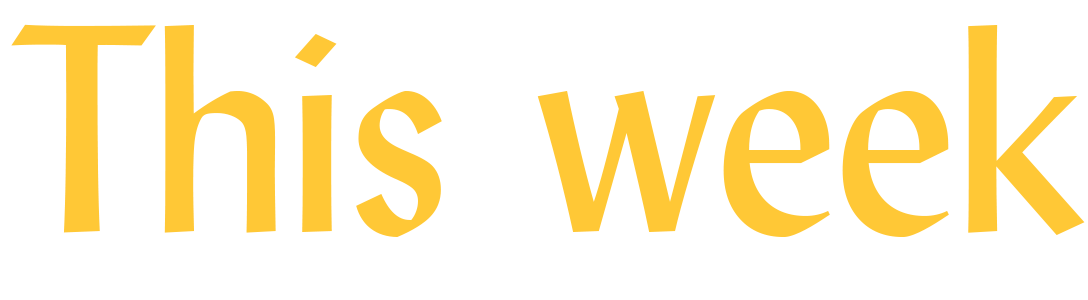 this week yellow – Syllabus